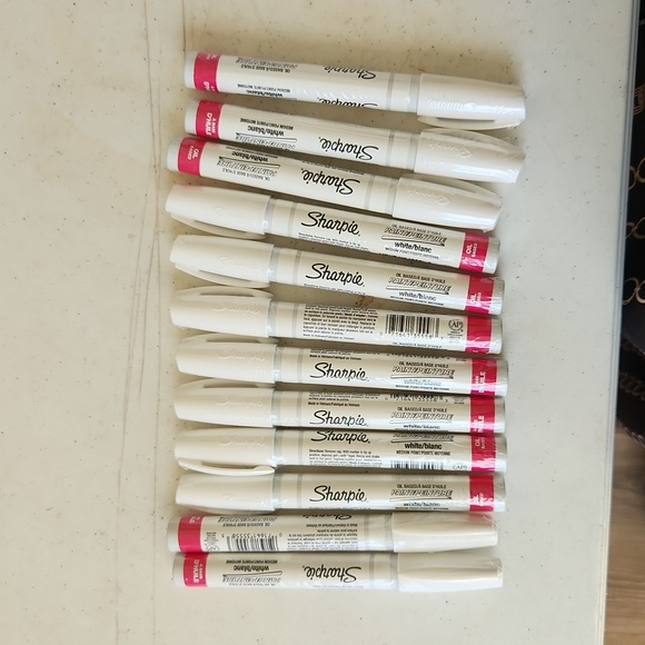 Sharpie | Office | Marker Paint Oil Based Sharpie White Ink Pink Label ...